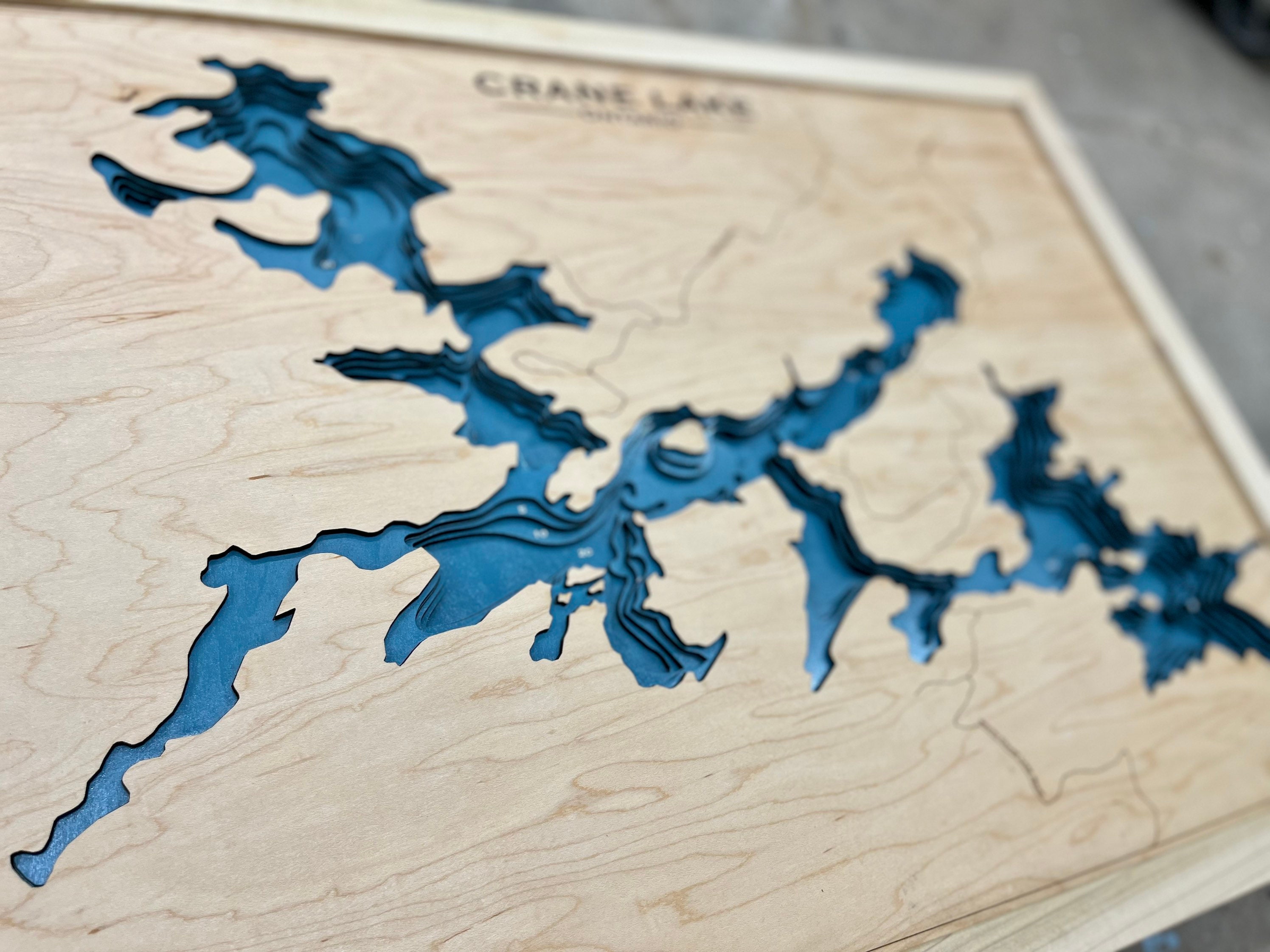 Crane Lake Ontario Custom Lake Map Custom Map Choose | Etsy