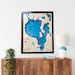 Killybegs Map, Ireland Map, Custom Wood Map, 3D Wood Map, Custom Coast ...