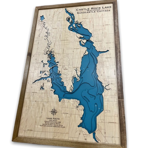 Custom Laser Engraved 3D Map - Etsy
