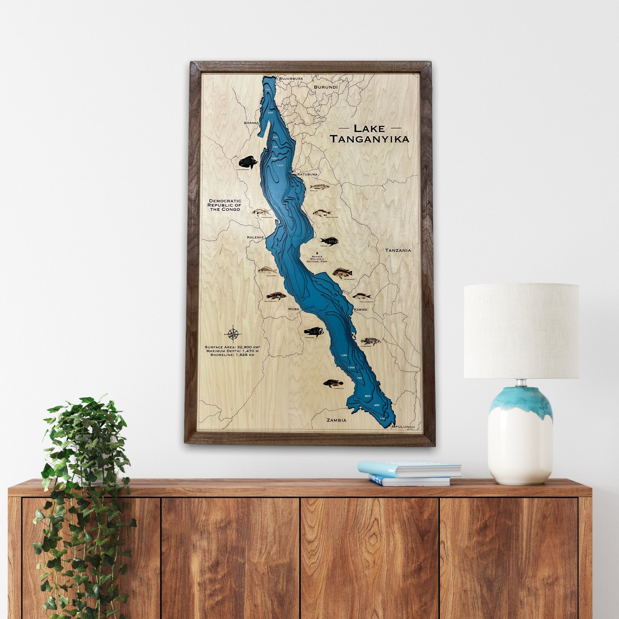 Lake Tanganyika On World Map