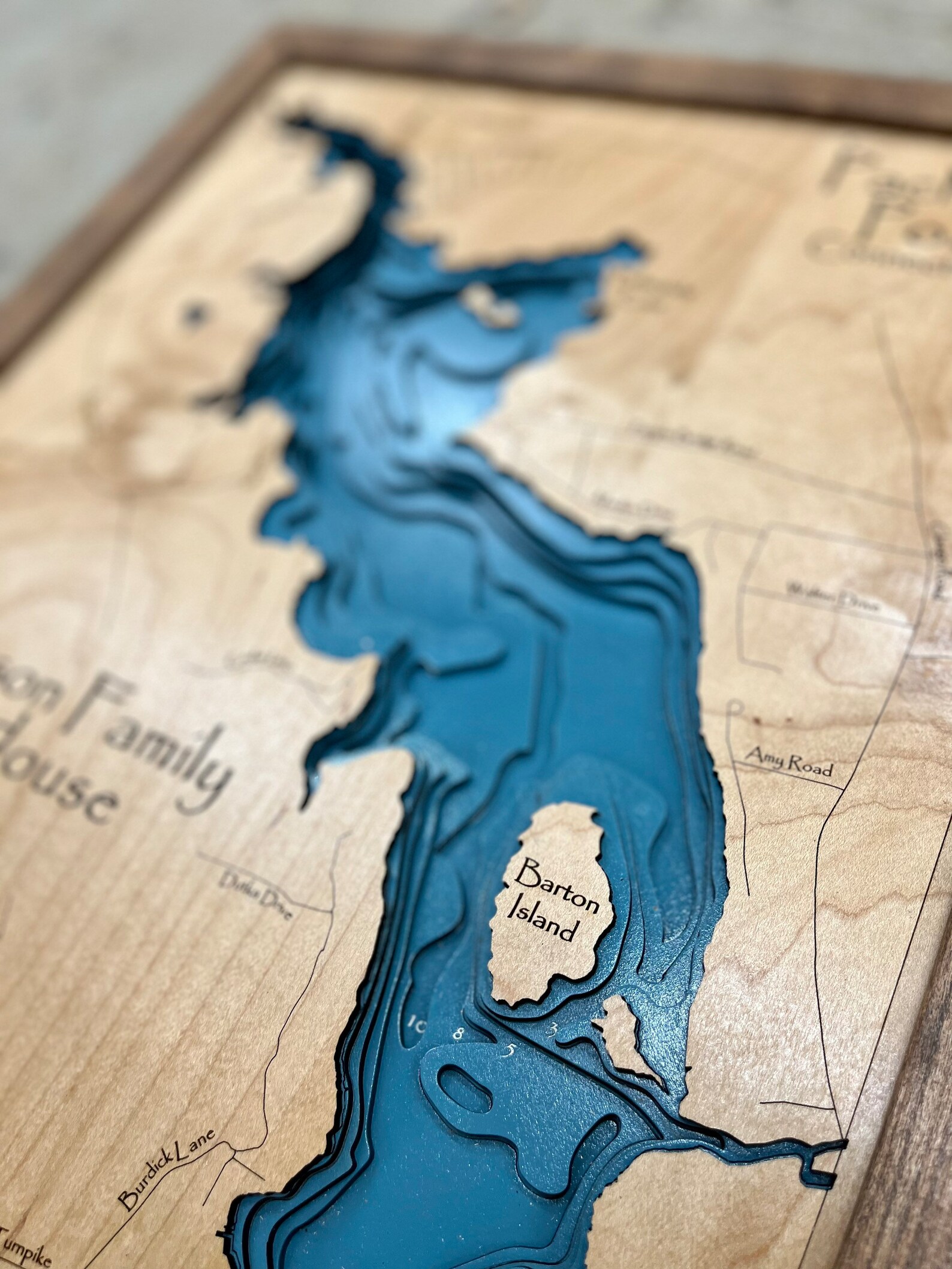 Pachaug Pond Custom Lake Map Custom Map Choose Your - Etsy