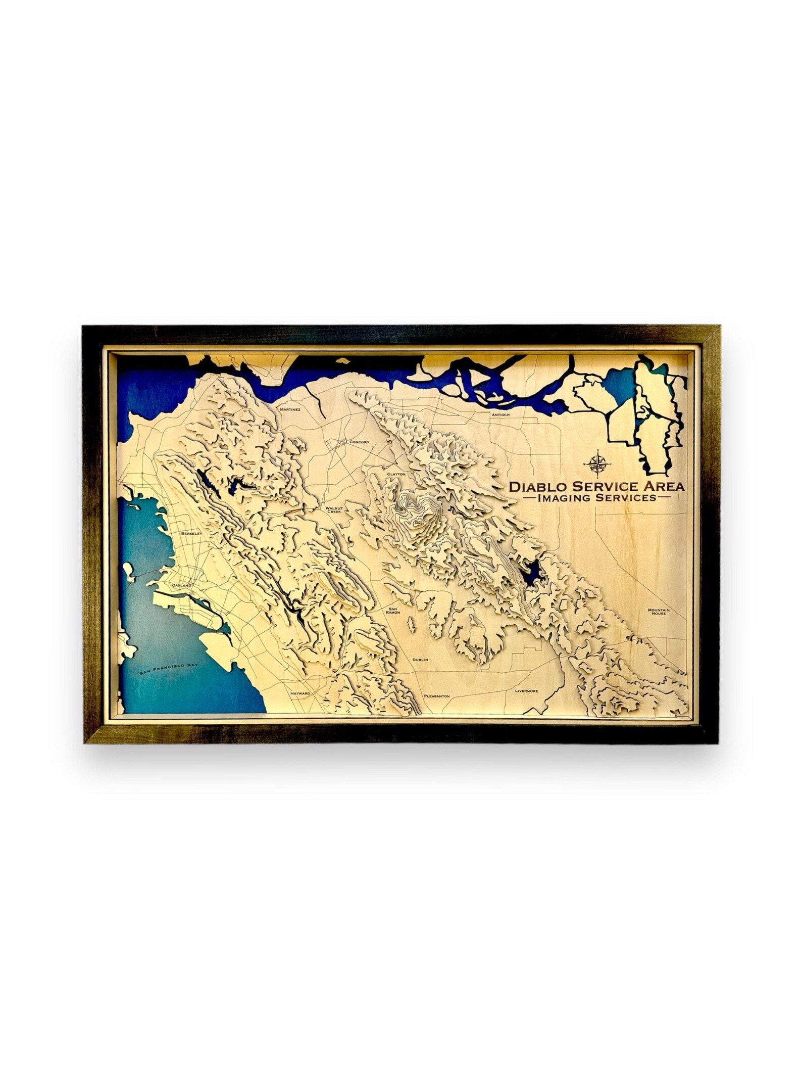 Custom 3D Topographic Map: Personalized Mountain Art, Map Gift - Etsy