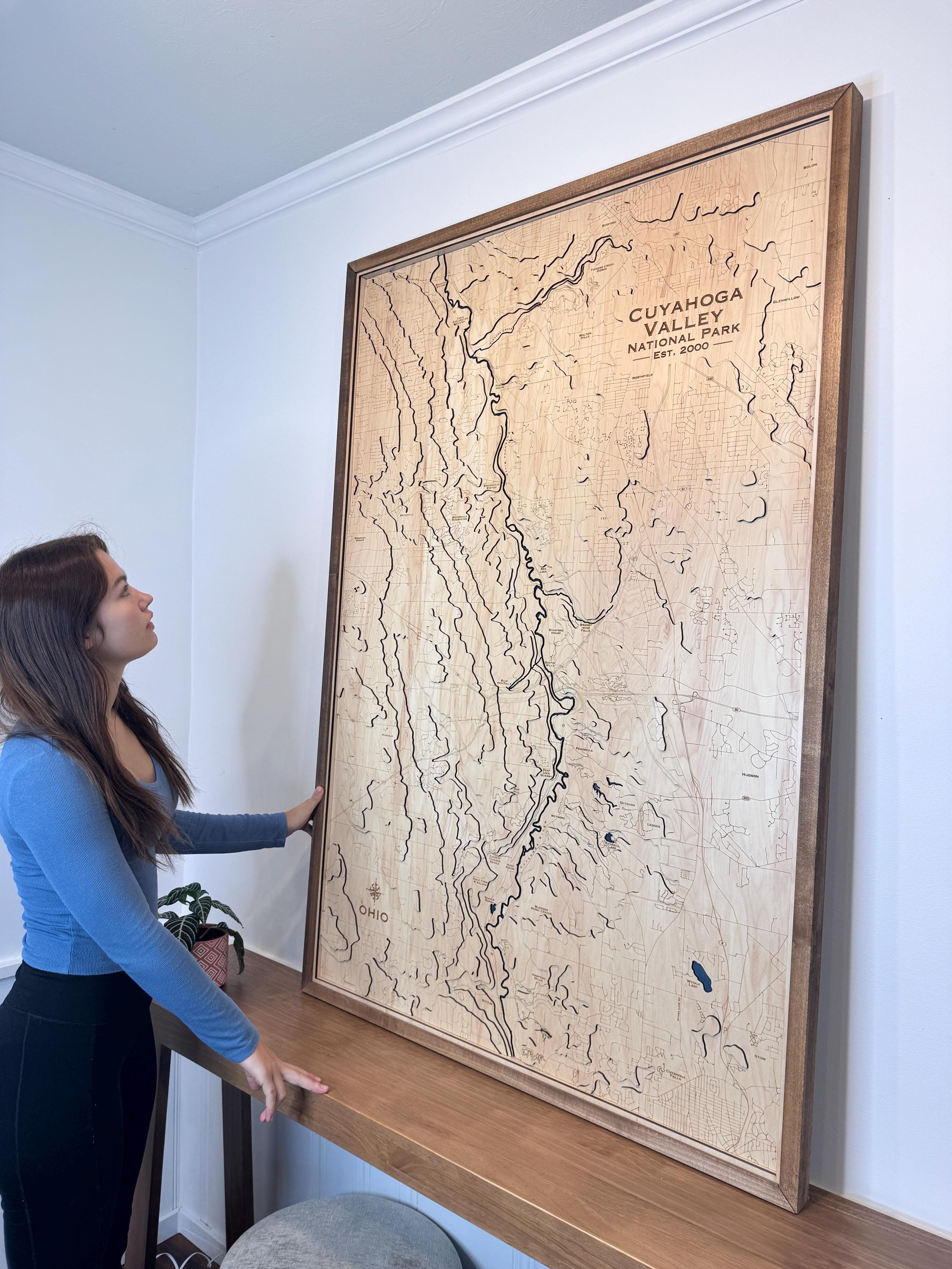 Custom 3D Topographic Map: Personalized Mountain Art, Map Gift - Etsy