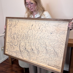 Custom 3D Topographic Map: Personalized Mountain Art, Map Gift - Etsy