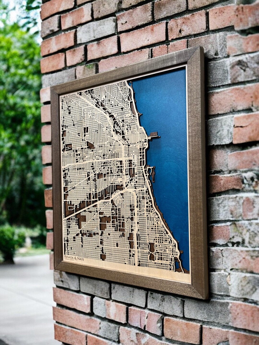 Wooden Map of Any City in the World | Unique Personalized Custom Gift ...
