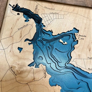 Pachaug Pond Custom Lake Map Custom Map Choose Your - Etsy