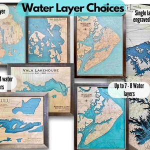 Conesus Lake Custom Lake Map Nautical Decor Lake House - Etsy