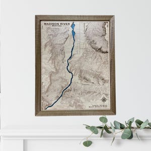 Custom 3D Topographic Wood Map of Any Location: Personalized Laser ...