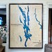 Pachaug Pond, Custom Lake Map, Custom Map, Choose Your Location and ...