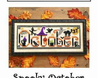 October Cross Stitch Pattern - Etsy