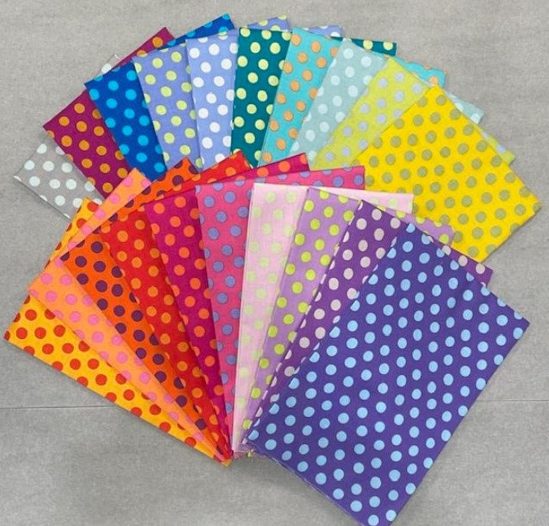 NEW! Kaffe Spots HALF YARD Bundle - 20 Count - Etsy