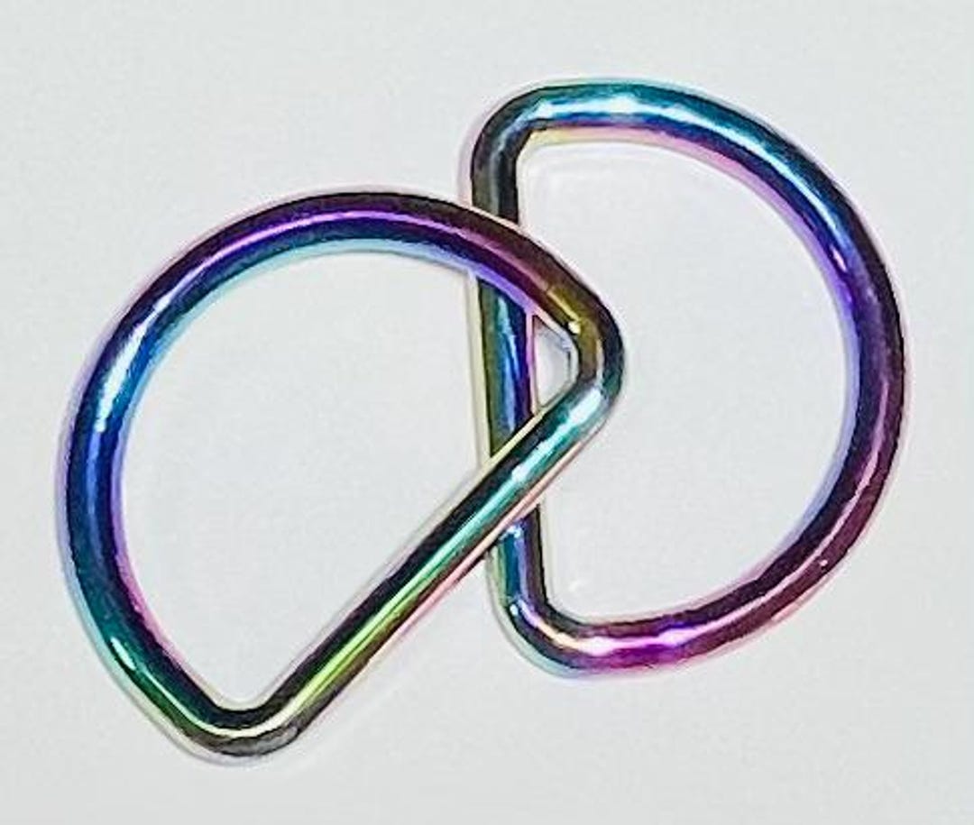 RAINBOW 1.5 Inch (38mm) D-ring Hardware for Bags - Set of 2 - Etsy