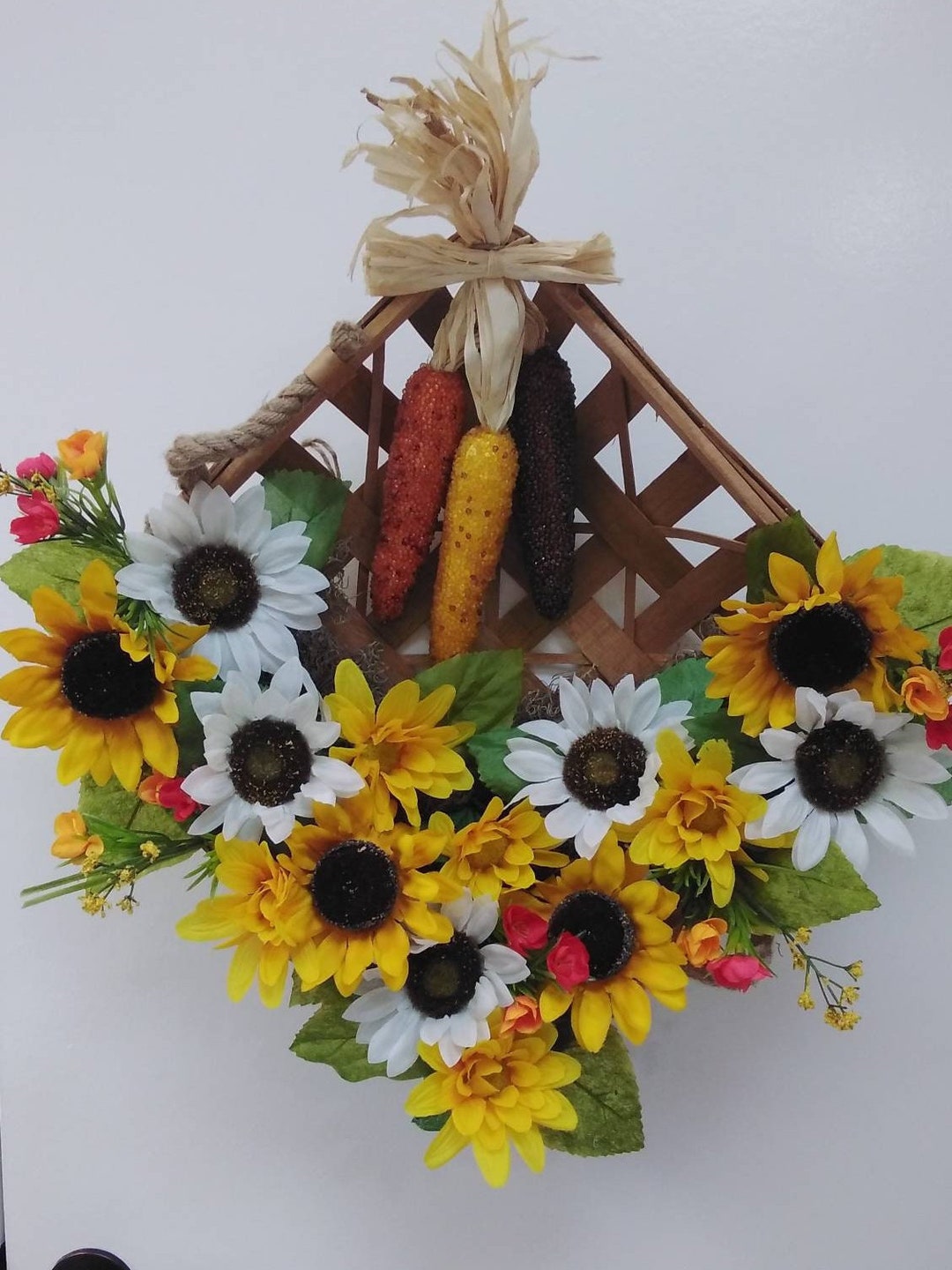 I Love Fall Sunflower Door Decor - Etsy
