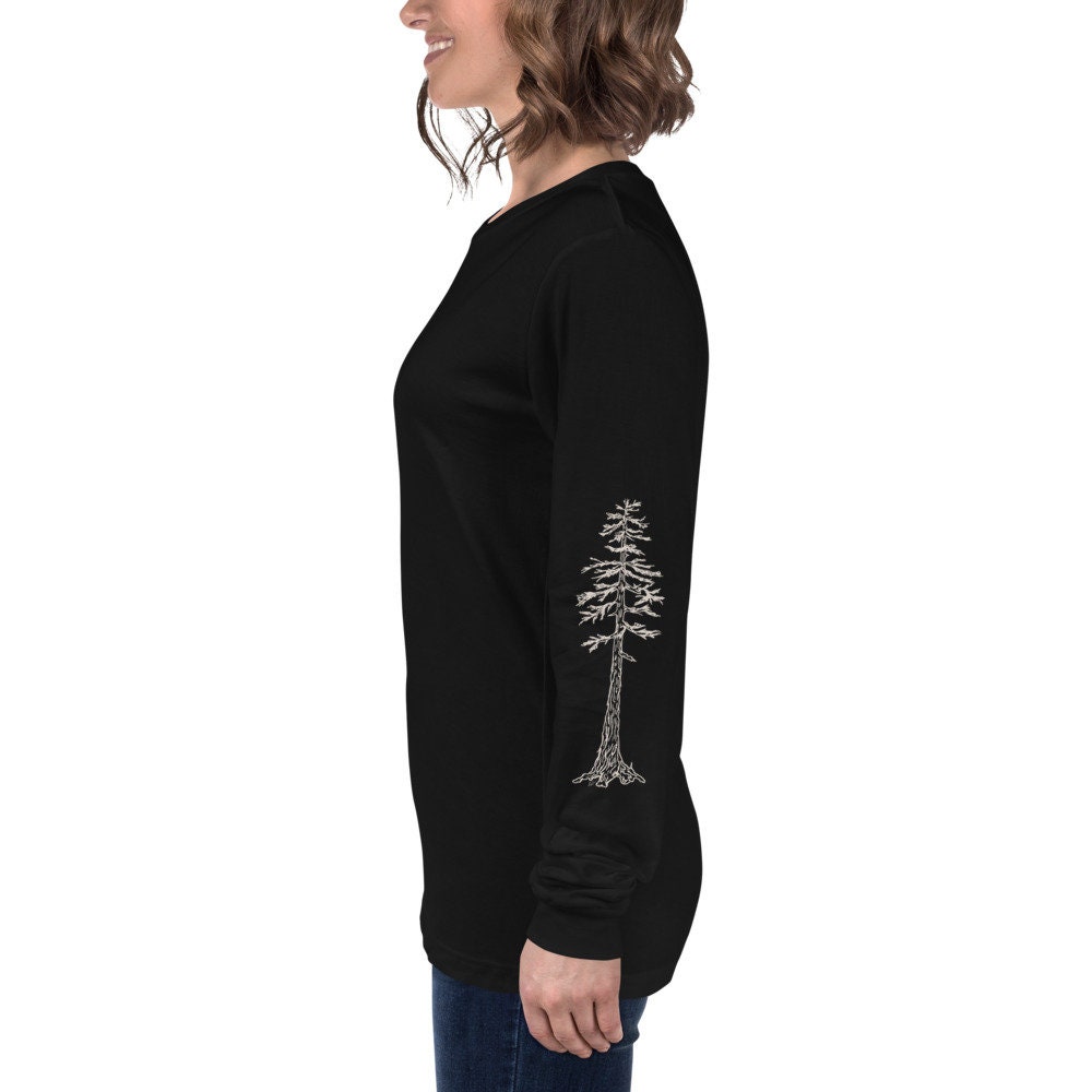 Redwood Tree Long Sleeve Tee - Etsy