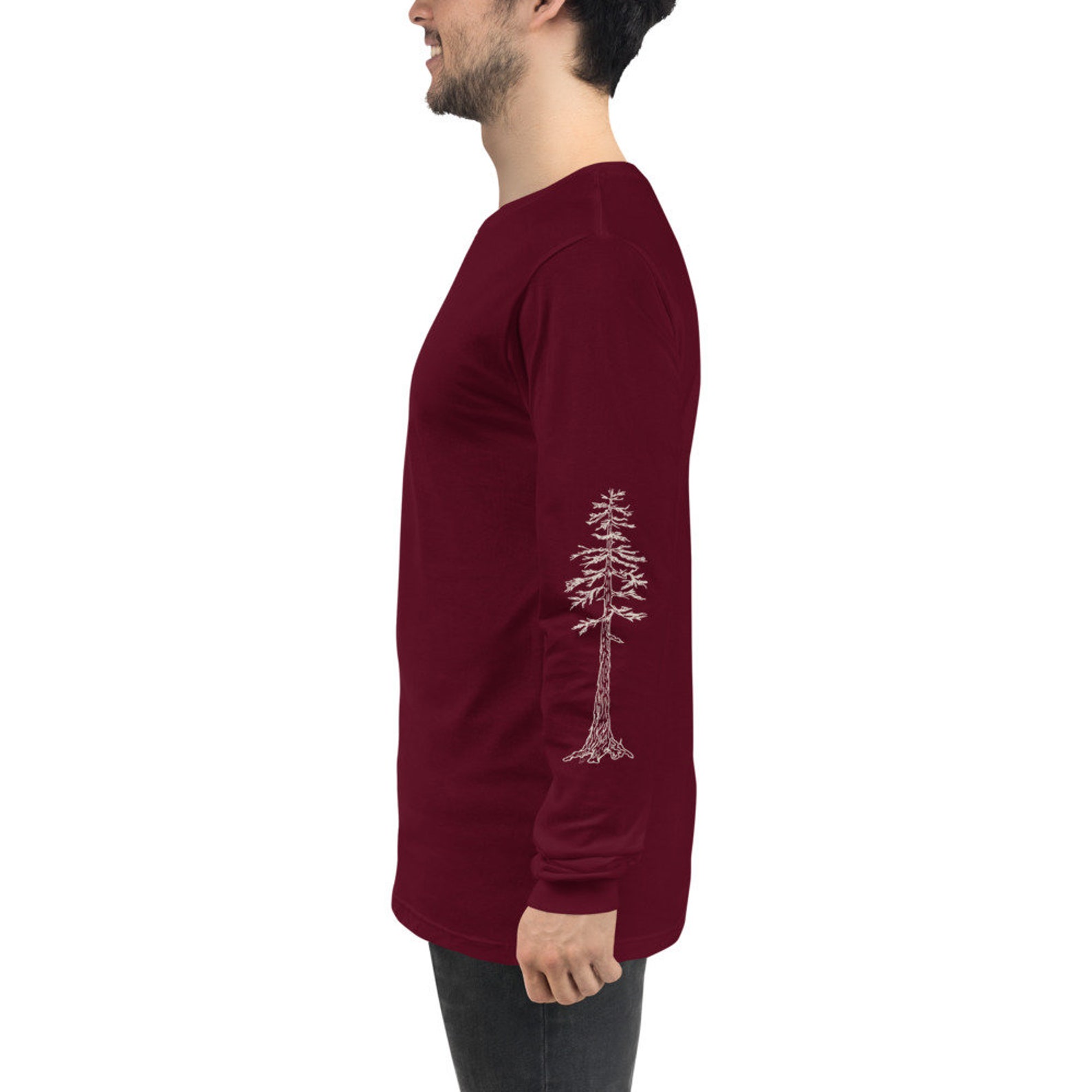 Redwood Tree Long Sleeve Tee - Etsy