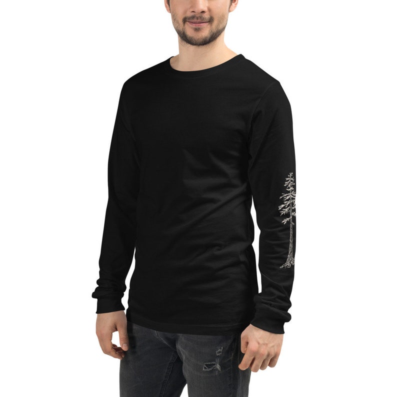 Redwood Tree Long Sleeve Tee - Etsy