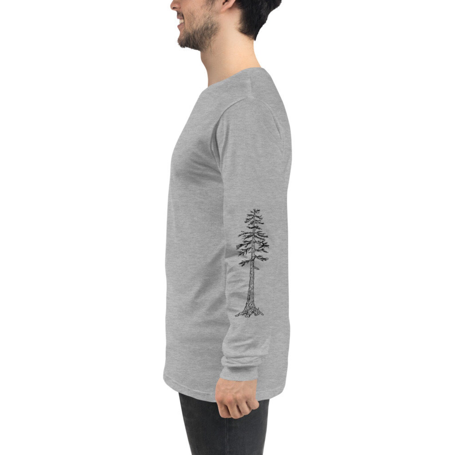 Redwood Tree Long Sleeve Tee - Etsy