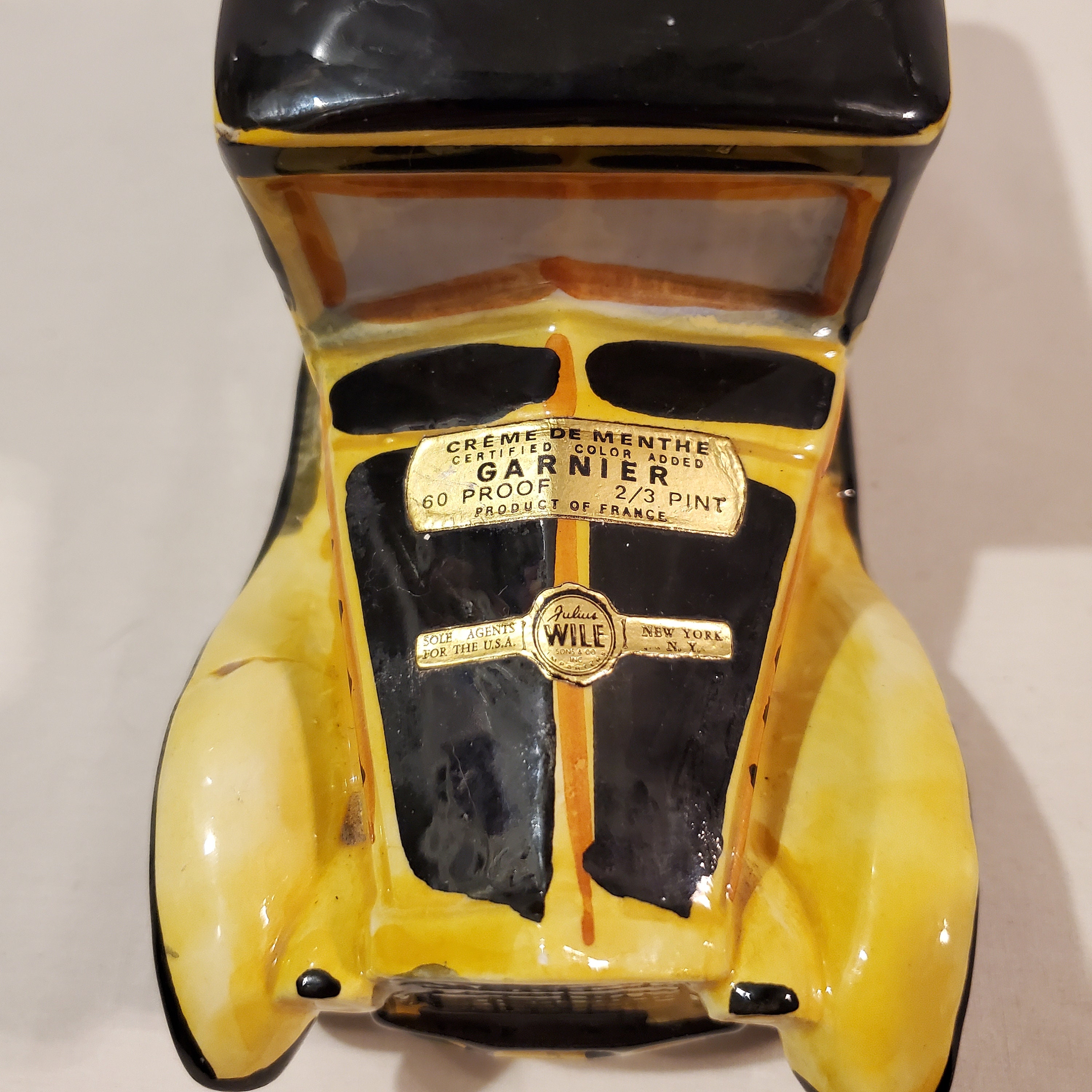 Garnier Liqueurs Decanter 1924 Fiat Car Empty once held | Etsy