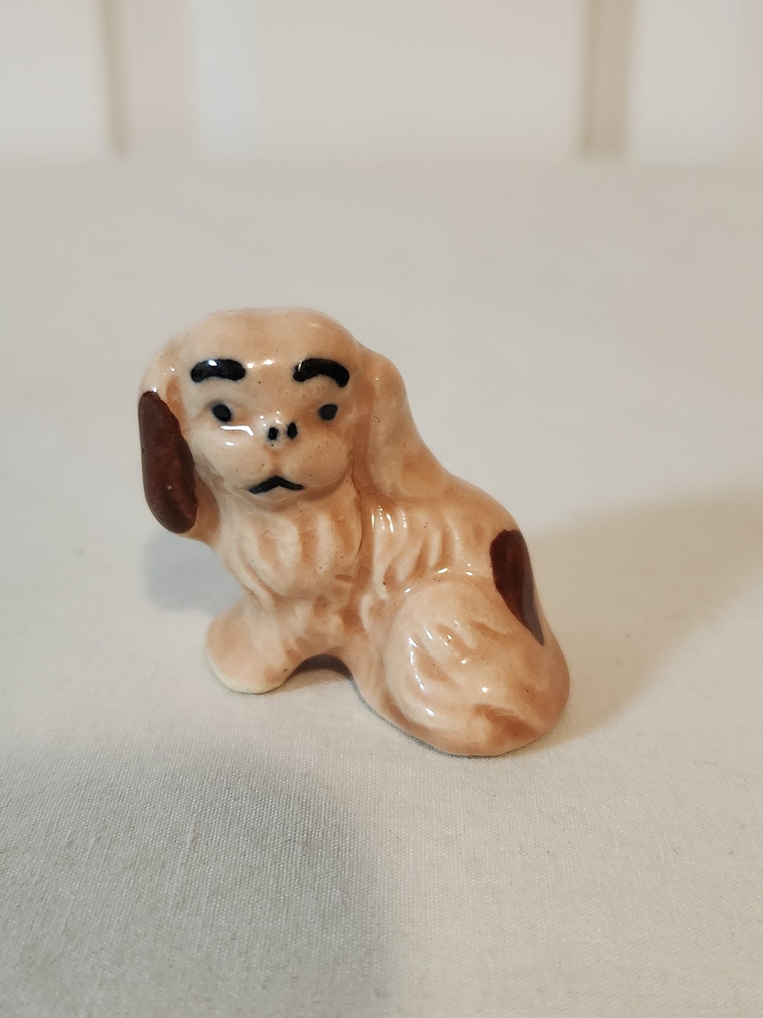 Miniature Brown Pekingese Dog Figurine - Etsy
