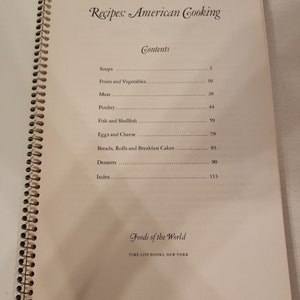 Foods of the World by Time Life Books -recipes: American Cooking - Etsy