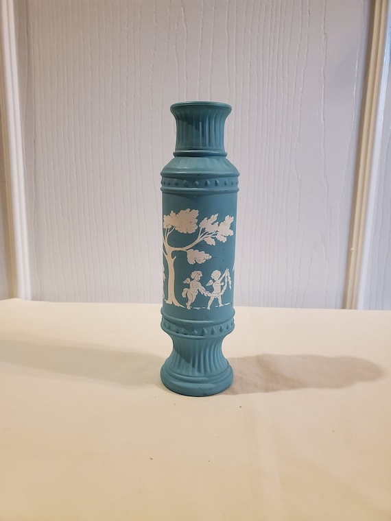 Avon Wedgewood Greek Themed Cologne Bottle | Etsy