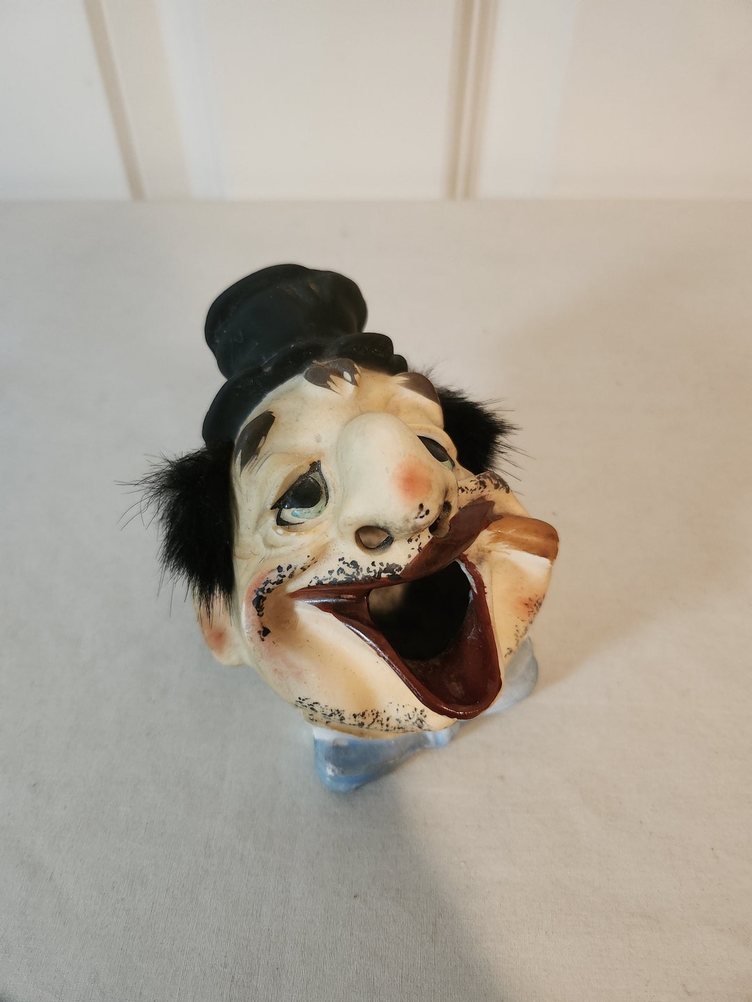 Tilso Japan Hand Painted Hobo Clown Ash Tray Head - Etsy