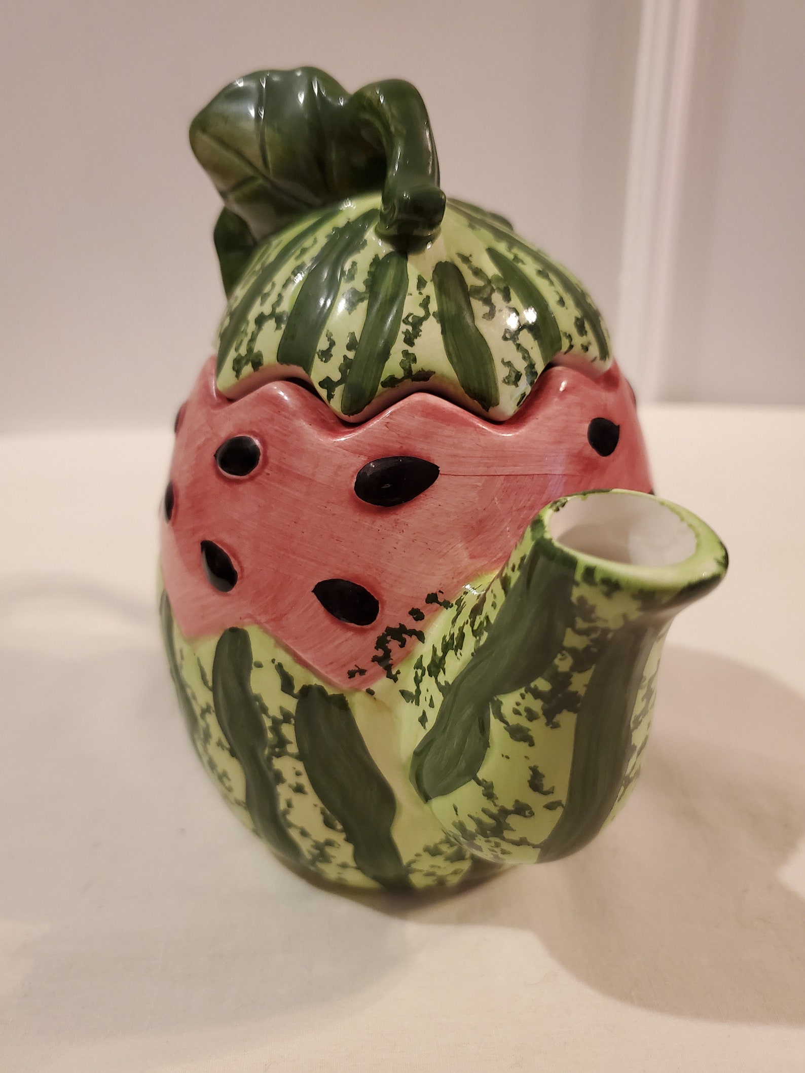 Watermelon Teapot by Cracker Barrel 1996 - Etsy UK