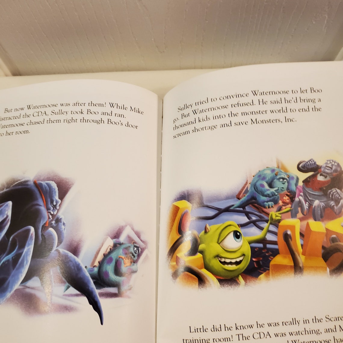 Disney Pixar Monsters Inc A Read-along Storybook 2001 - Etsy