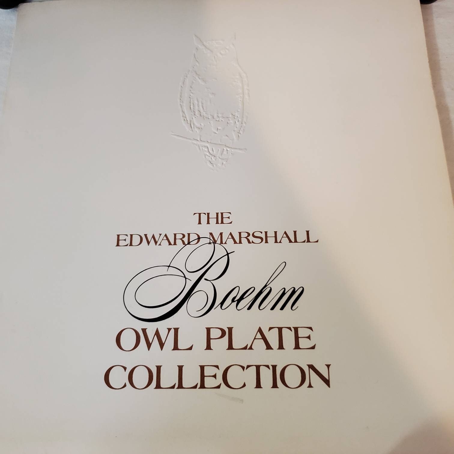 Boehm Porcelain Owl Plate Collection Barn Owl by Edward | Etsy
