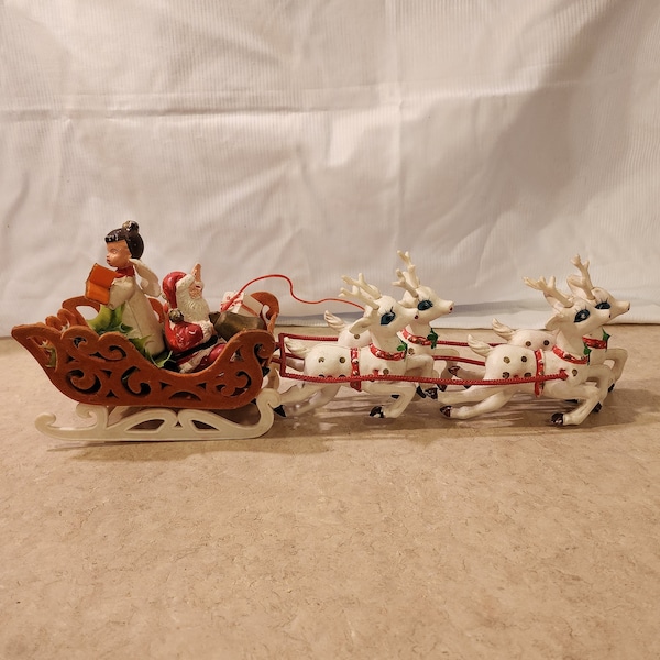 Plastic Santa Sleigh - Etsy