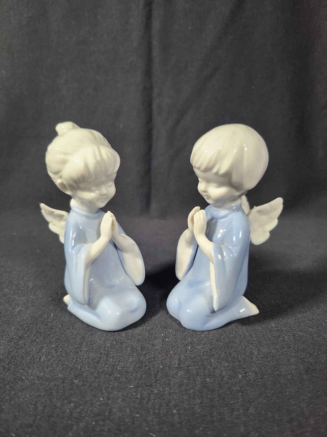 Lefton Praying Child Angels Boy and Girl - #4565 - Etsy