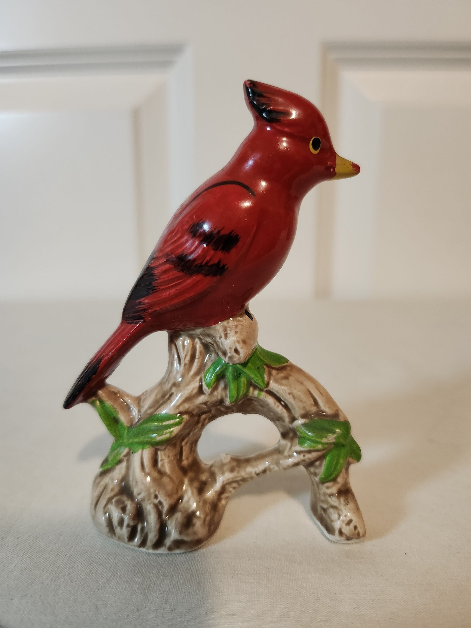 Vintage Male Cardinal Figurine Japan - Etsy