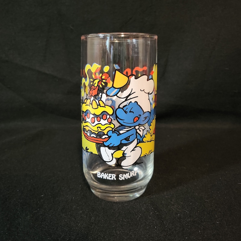 Smurf Drinking Glass - Etsy