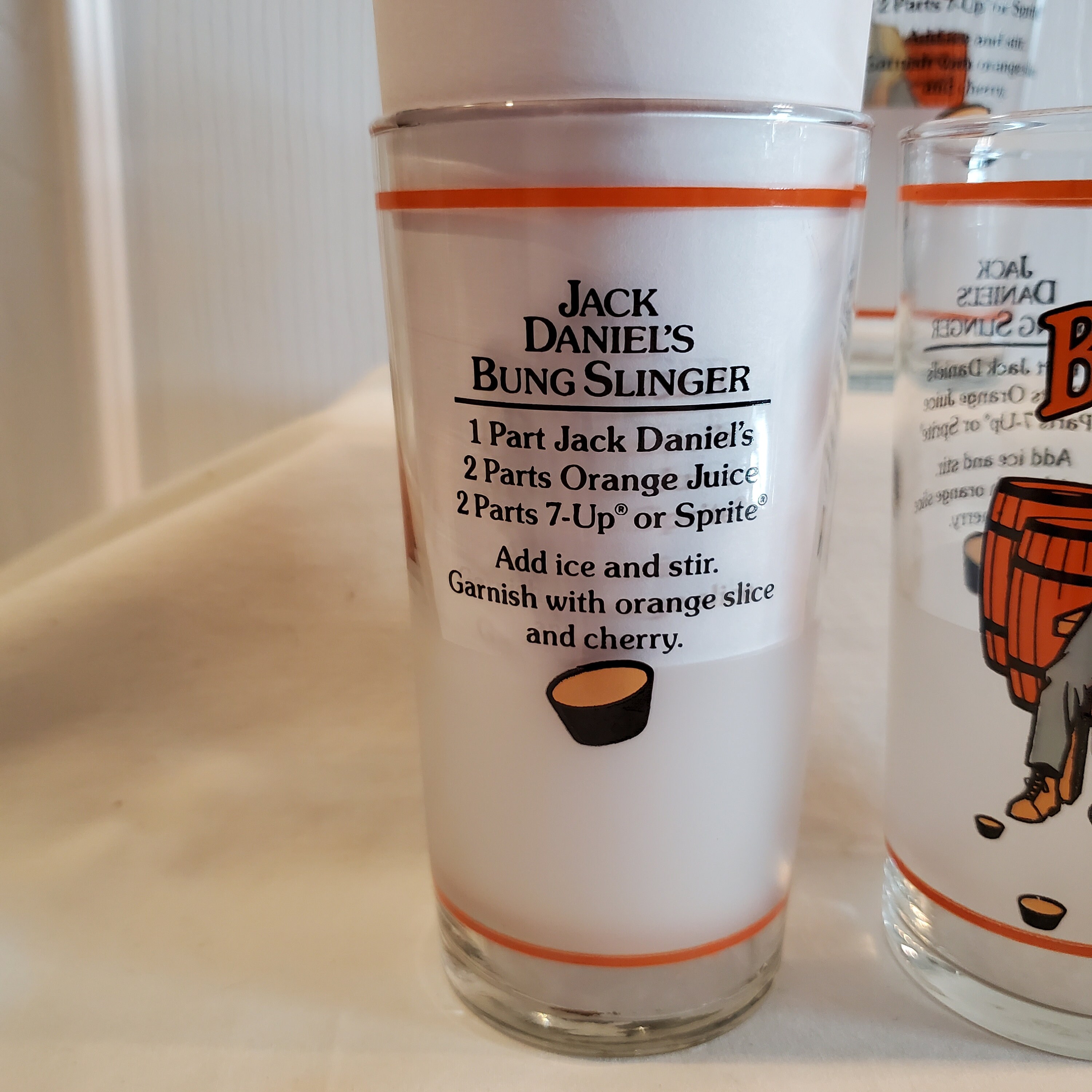 Jack Daniel's Bung Slinger Recipe Highball Glasses Set - Etsy