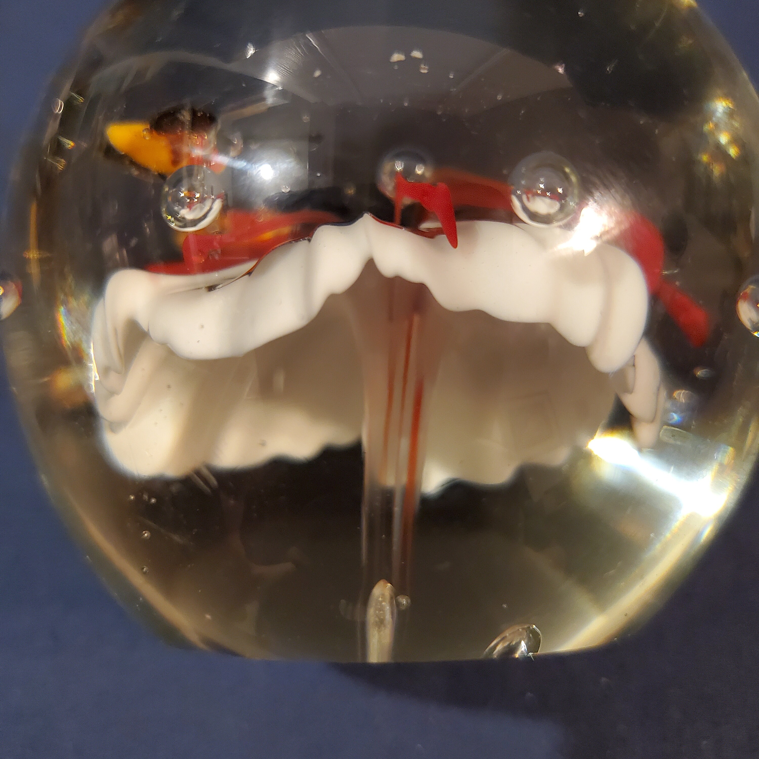 Vintage Paperweight With Bees Pollinating a Flower - Etsy