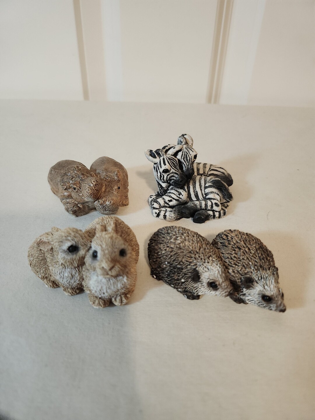 Stone Critters Miniature Figures - Buyer's Choice - Rabbits, Hedgehogs ...