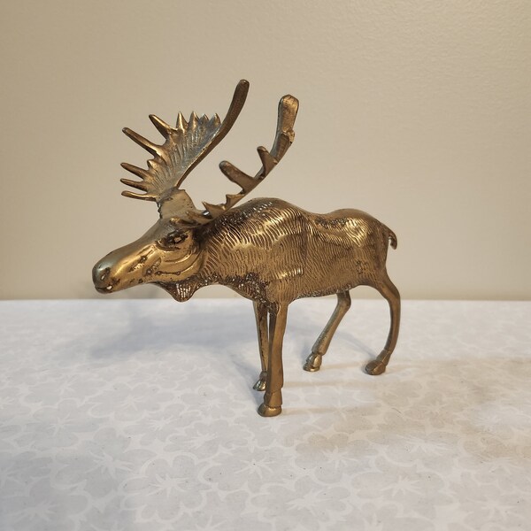 Moose Figurine - Etsy