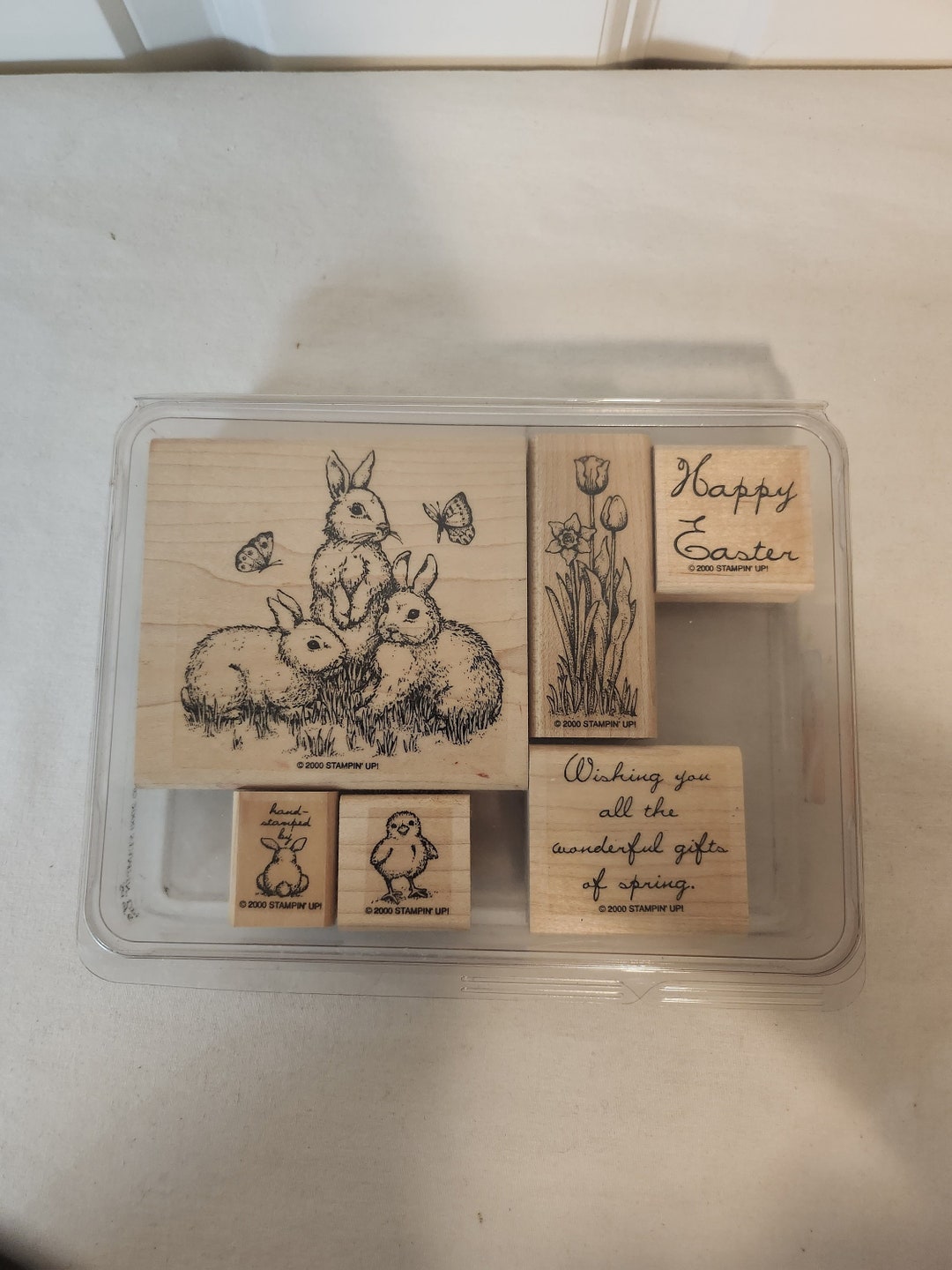 Stampin up Rubber Stamp Set - Gifts of Spring - 2000 - Spring & Easter ...