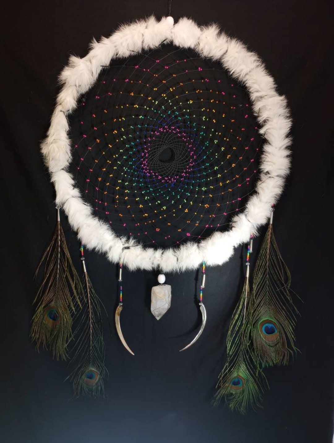 White Rabbit Magic Dreamcatcher - Etsy