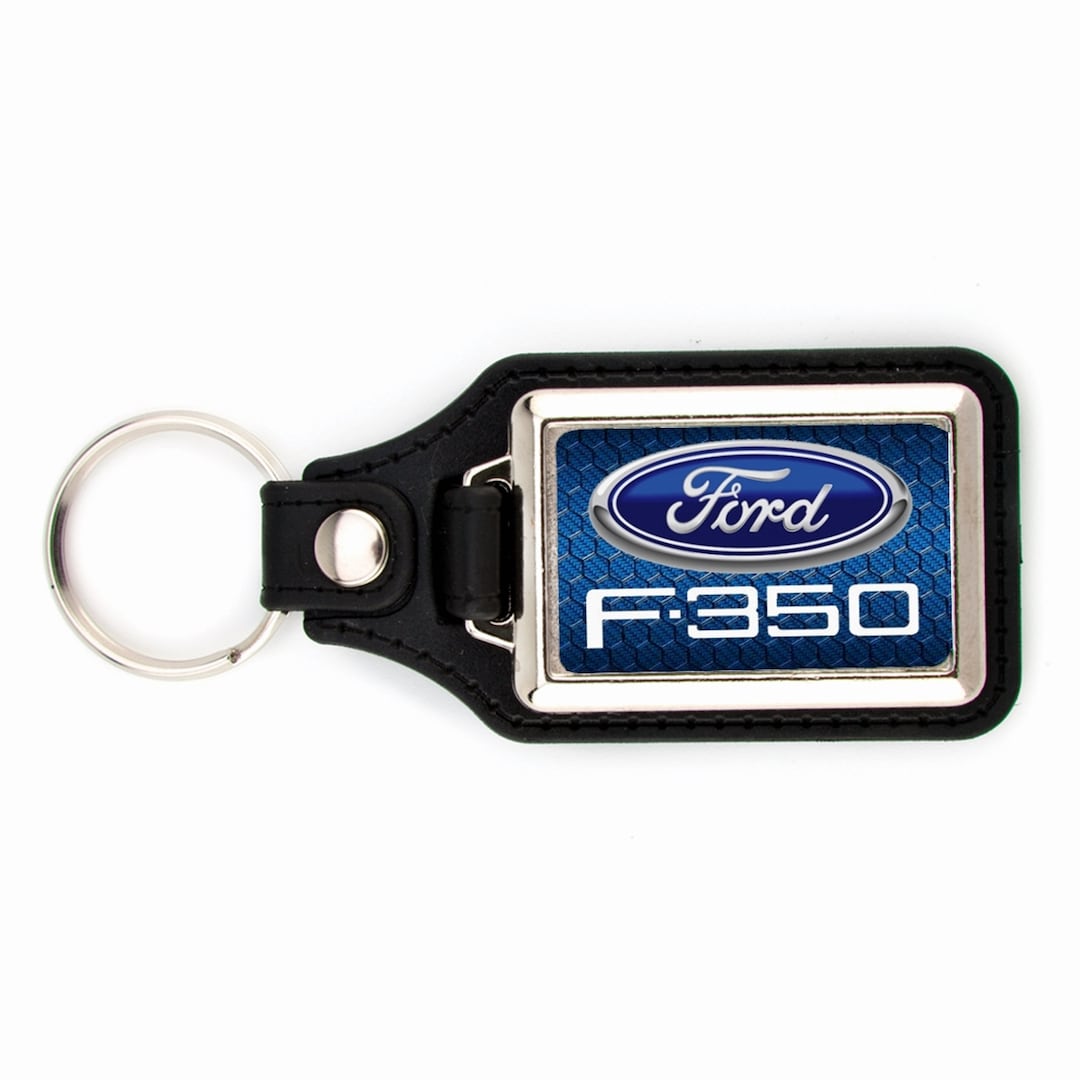 Ford F-350 Blue Oval Keychain F 350 Key Chain Ring Super Duty - Etsy