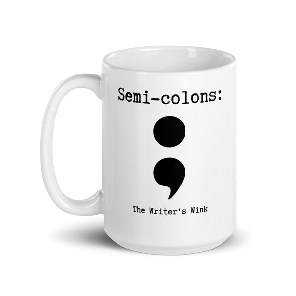 Semi Colon - Etsy
