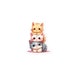 Cute Kawaii Cat Pile Stackable Cats Sticker - Etsy
