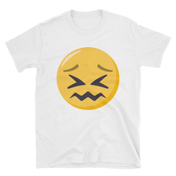 It's Too Much Emoji Smiley yet Frustrated Face | Etsy