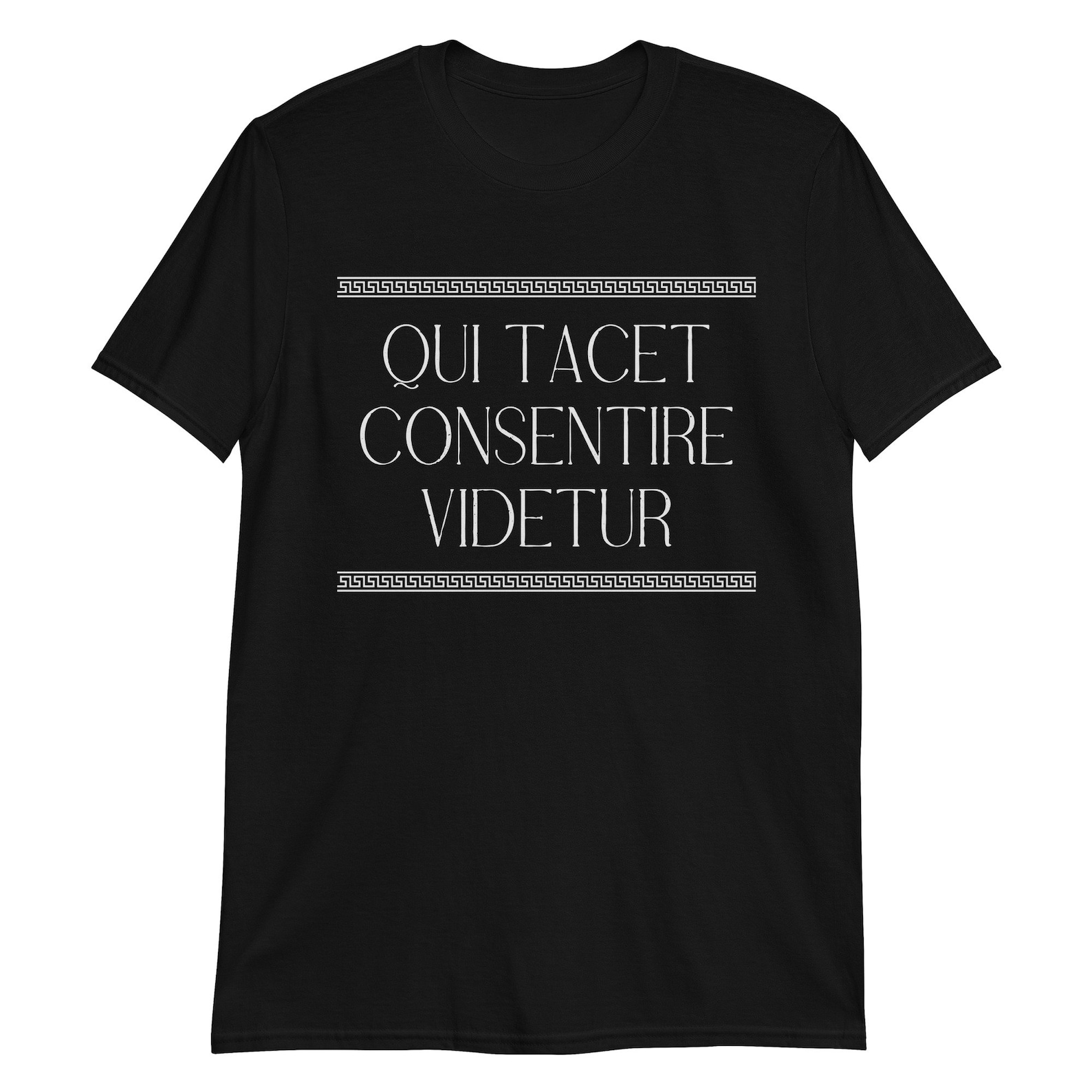 Qui Tacet Consentire Videtur Latin Phrase T-shirt - Etsy
