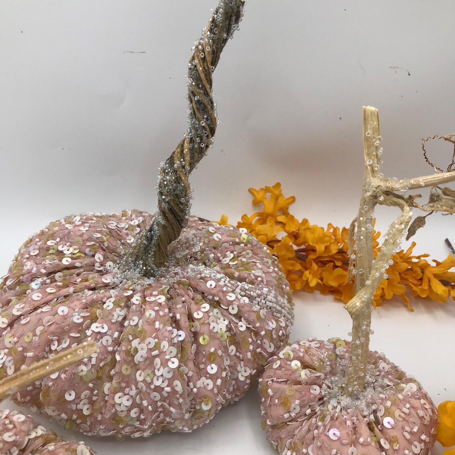 Embellished Pumpkin Bridal Shower Gift Cinderella Pumpkin Pink Fall ...