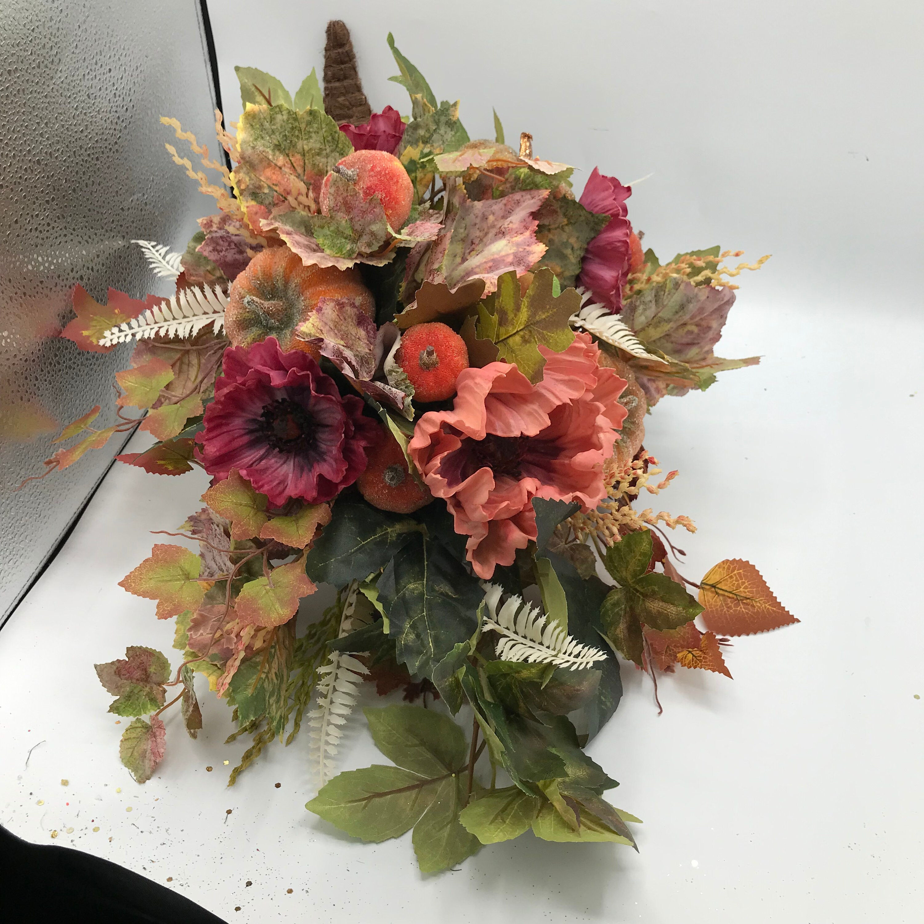 CORNUCOPIA, Fall Centerpieces,fall Arrangement, Thanksgiving Dining ...