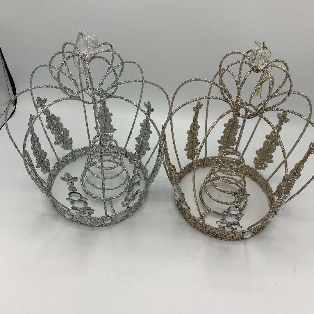 Rose Gold Crown Tree Topper Silver Tree Topper - Etsy