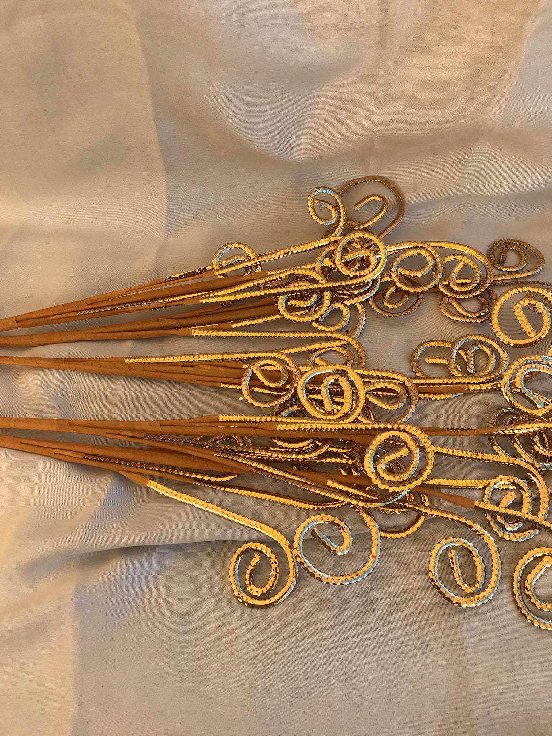 Gold Picks Wreaths Supply Home Decor Vase Decoration Christmas Tree ...