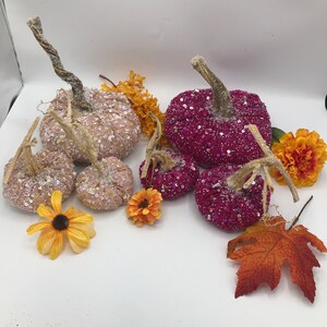 Embellished Pumpkin Bridal Shower Gift Cinderella Pumpkin Pink Fall ...
