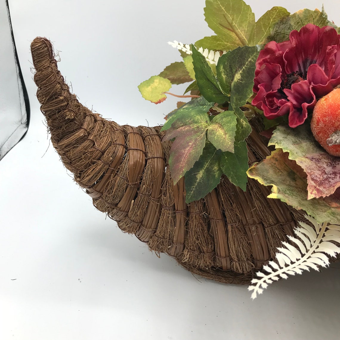 CORNUCOPIA, Fall Centerpieces,fall Arrangement, Thanksgiving Dining ...